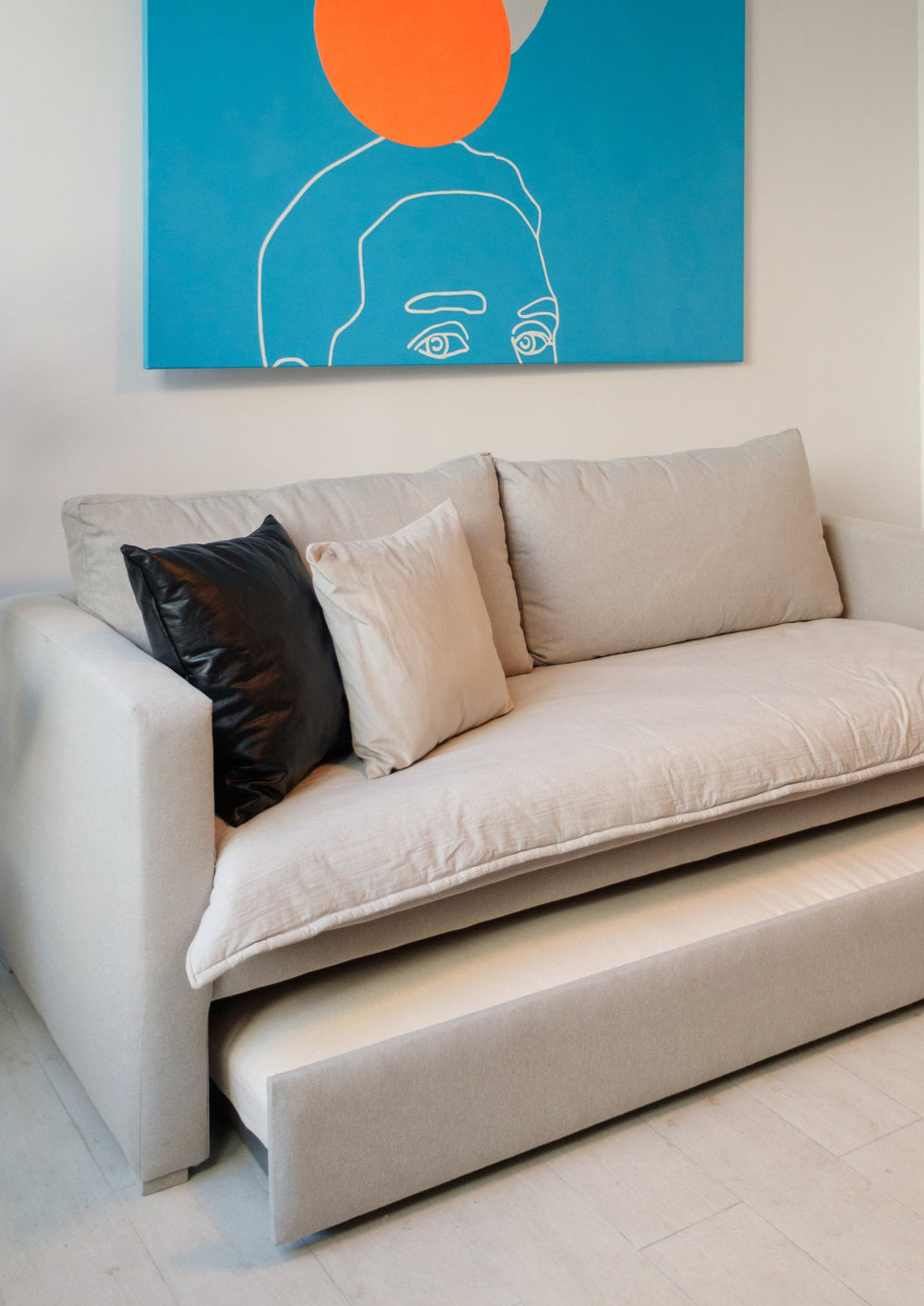 SOFA CAMA CUBO TAPIZADO EN PANAMA - COLOR A ELECCION